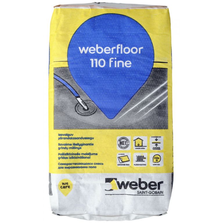 Weber 110 fine 20kg - Rakennusmateriaalit24